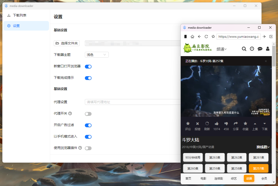 使用说明 | media-downloader